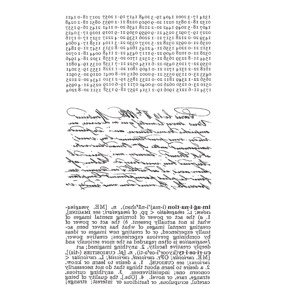 Reflections Tim Holtz Cling Stamps (CMS111) - Craftlines B.V.