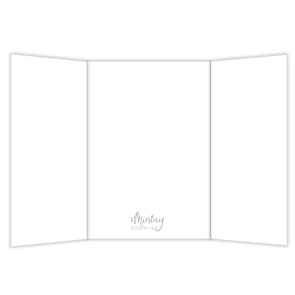 Basic Trifold Card Base White (5pcs) (MT-BASIC-C35) - Craftlines B.V.