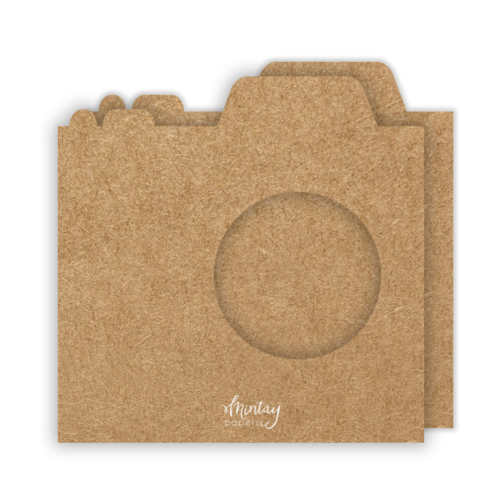 Basic Camera Card Base Kraft (5pcs) (MT-BASIC-C40) - Craftlines B.V.