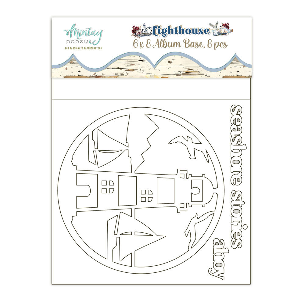 Lighthouse 6x8 Inch Album Base (8pcs) (MT-LIT-10) - Craftlines B.V.