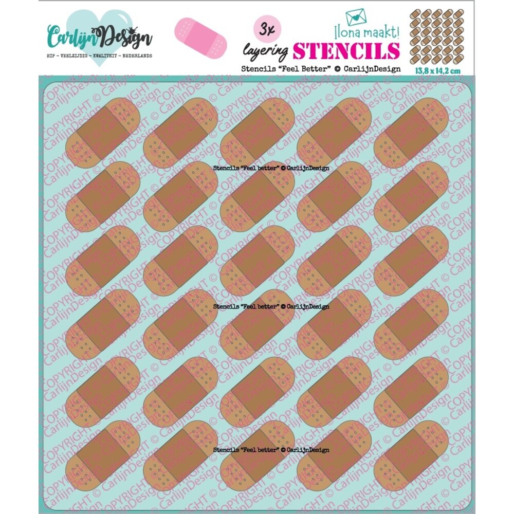 Stencils Feel Better (CDSC-0041) - Craftlines B.V.