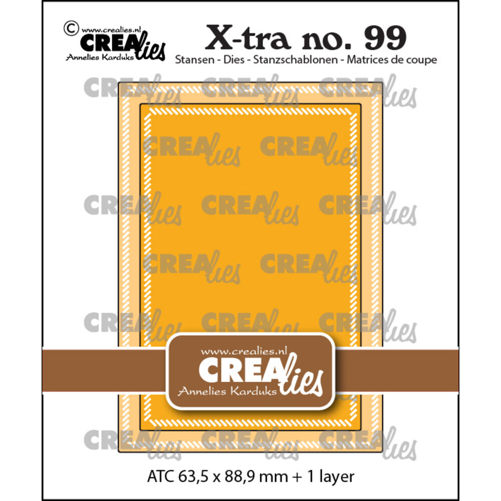 X-tra Dies No. 99 ATC with Little Diagonal Stripes (CLXtra99 ...