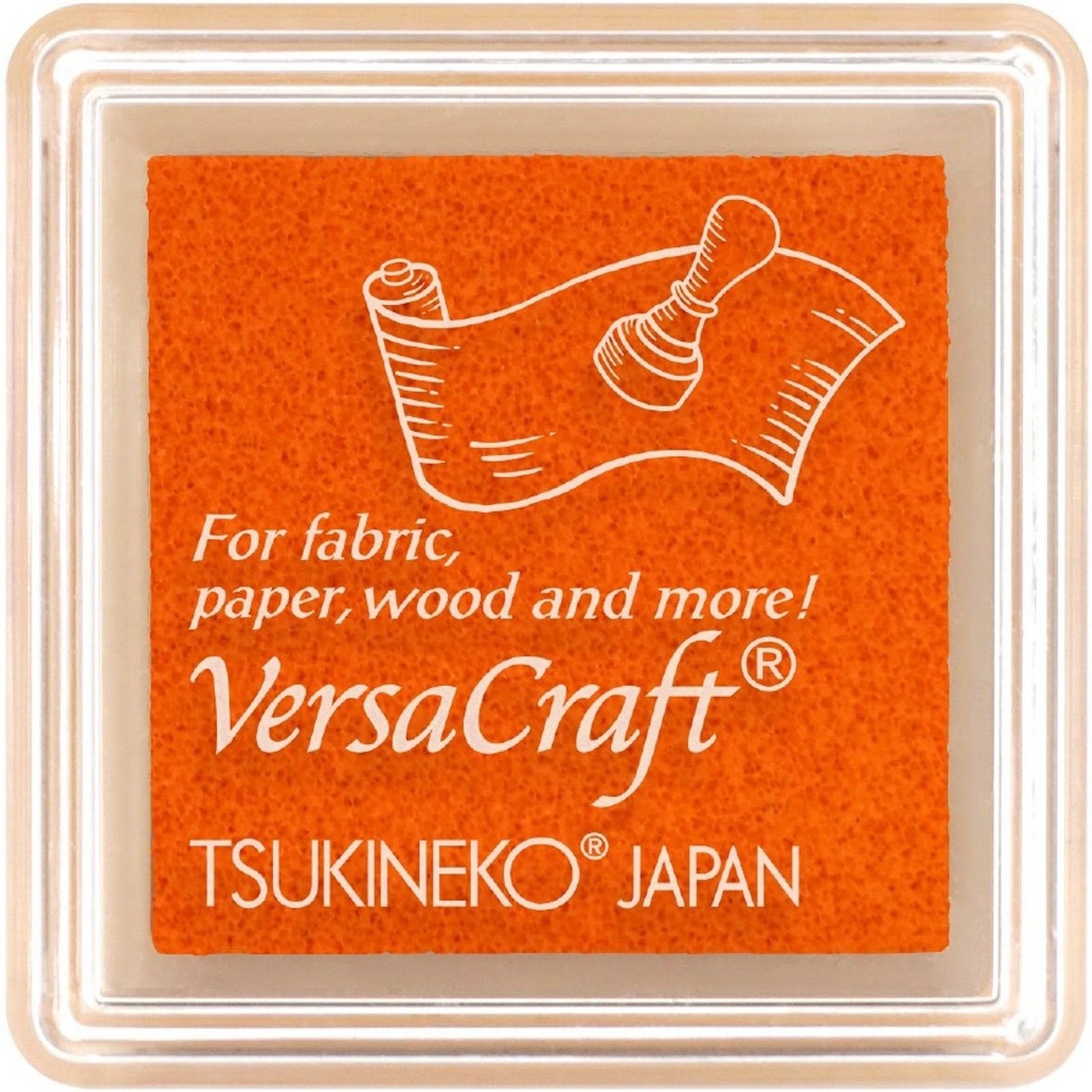Tsukineko VersaCraft Inkpad Small Navel Orange (VK-SML-K02) - Craftlines B.V.