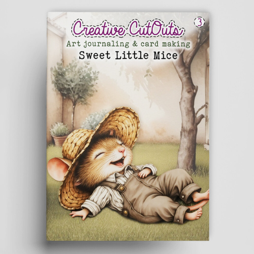 Sweet Little Mice Book Creative CutOuts (CCOBOEK-003) - Craftlines B.V.
