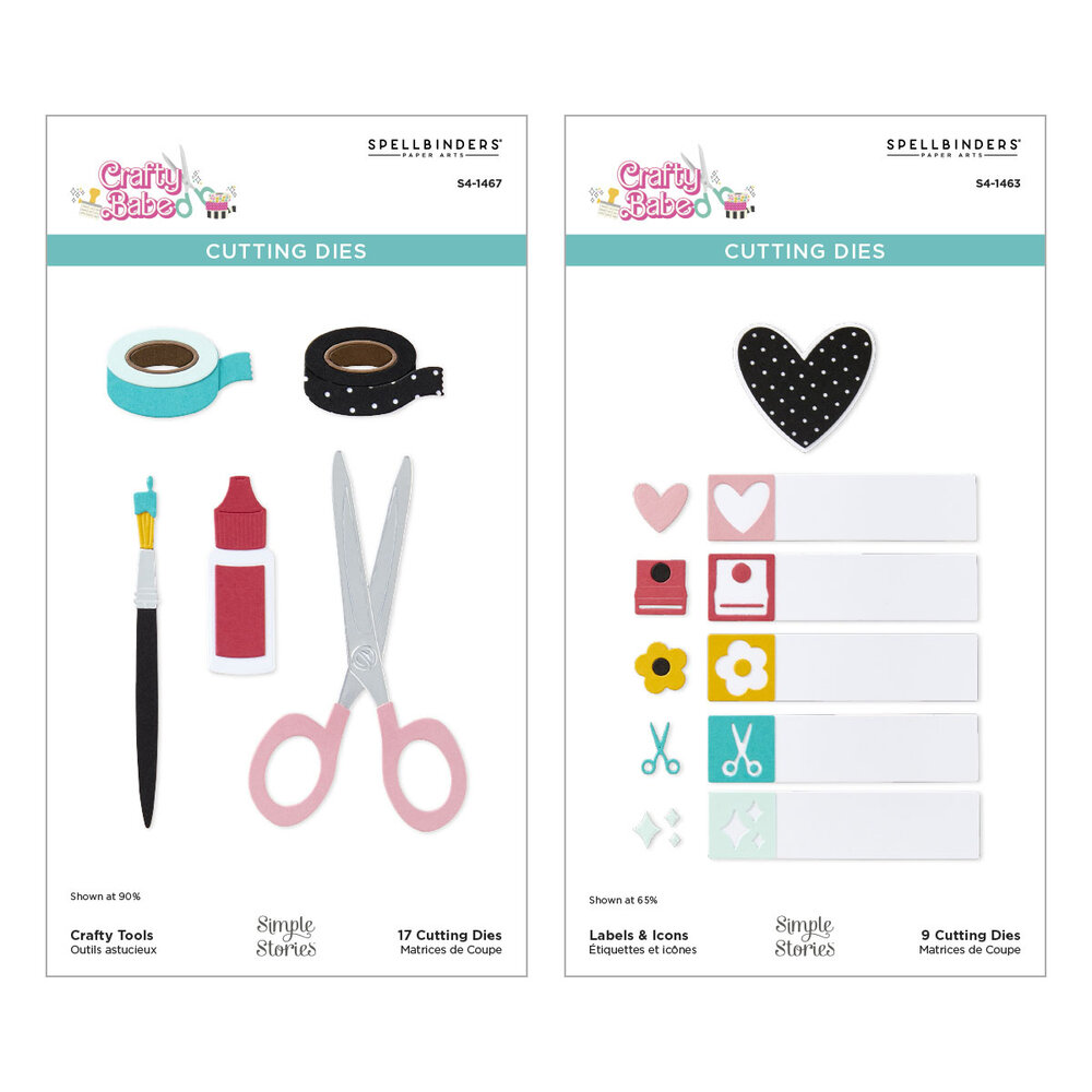 Crafty Babe with Simple Stories Die Bundle (BD-0970) - Craftlines B.V.