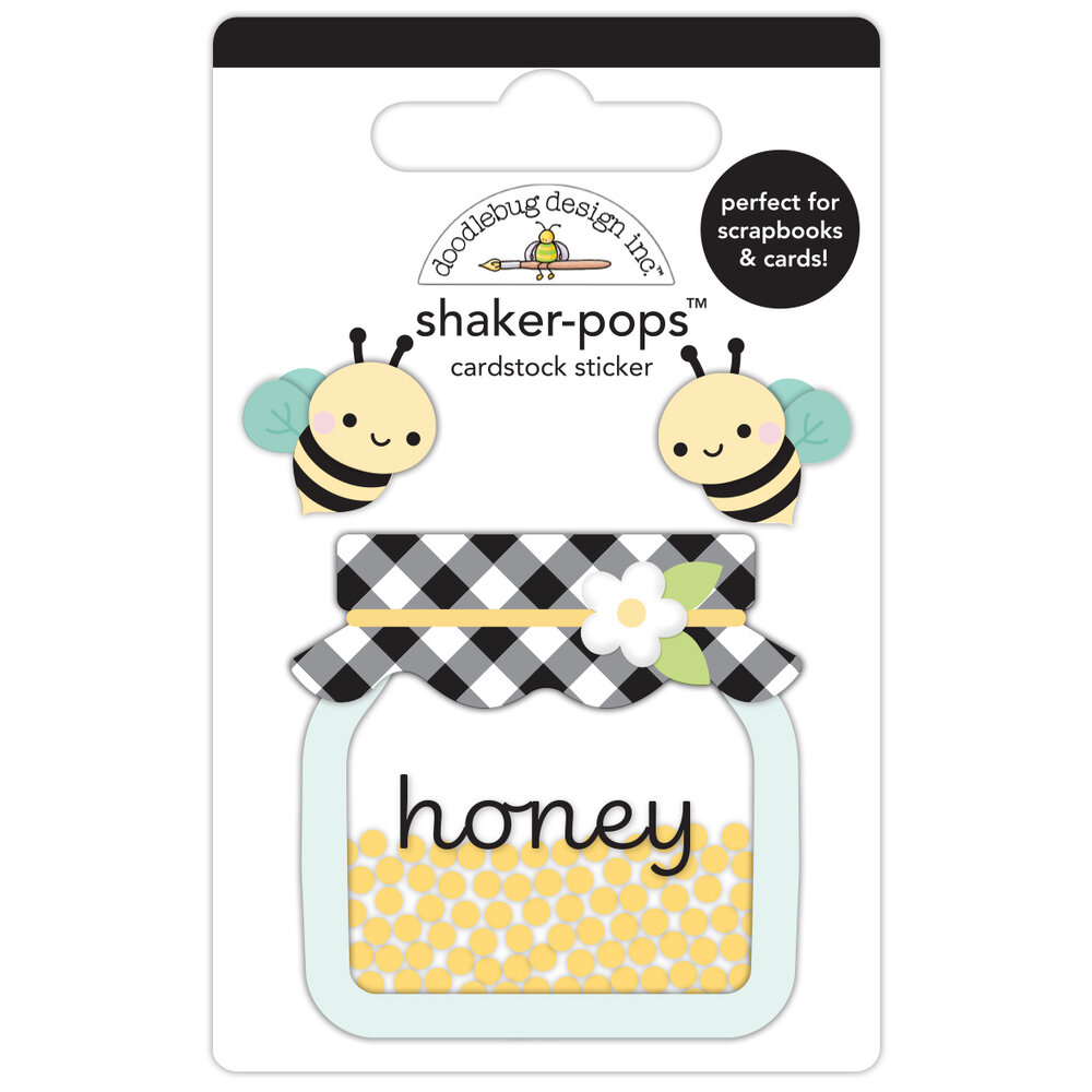 Bee Happy Honey Bees Shaker-Pops (8832) - Craftlines B.V.