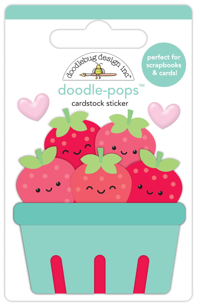 Berry Sweet Basket Doodle-Pops (8864) - Craftlines B.V.