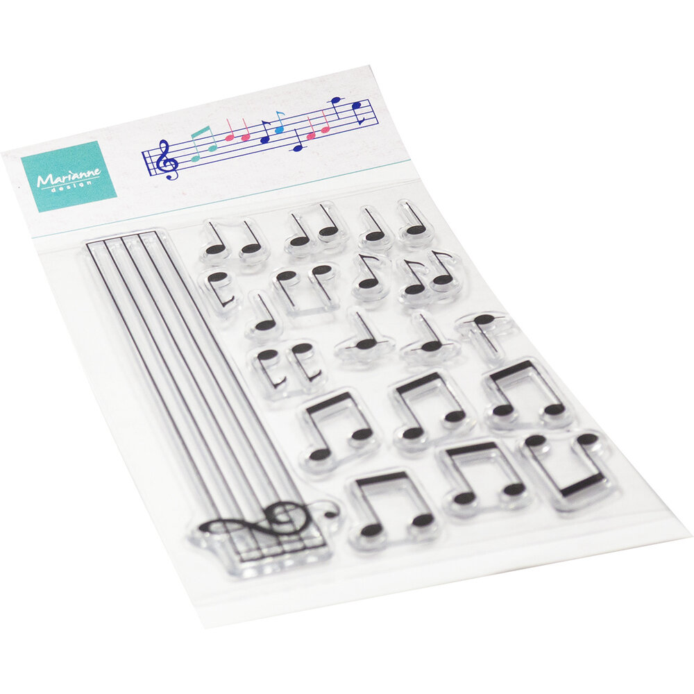 Clear Stamps Musical Notes (CS1175) - Craftlines B.V.