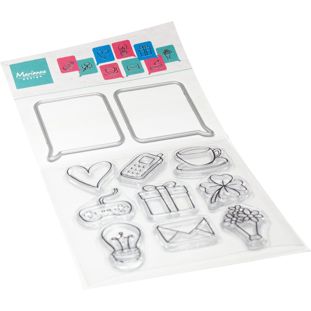 Clear Stamps Chat Bubbles (CS1176) - Craftlines B.V.