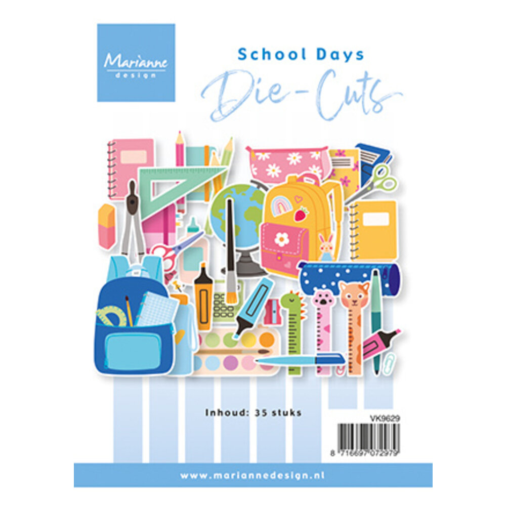 Die-cuts School Days (VK9629) - Craftlines B.V.