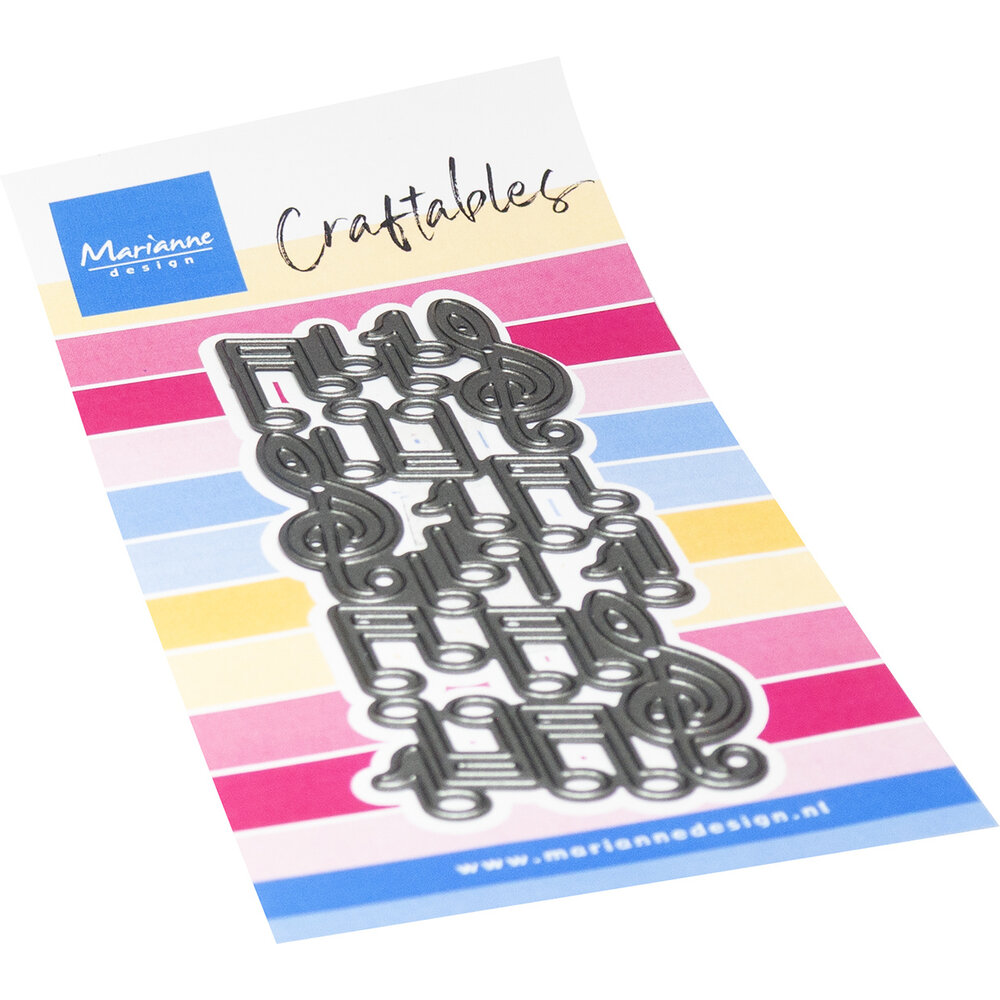 Craftable Punch Die XL - Music (CR1694) - Craftlines B.V.