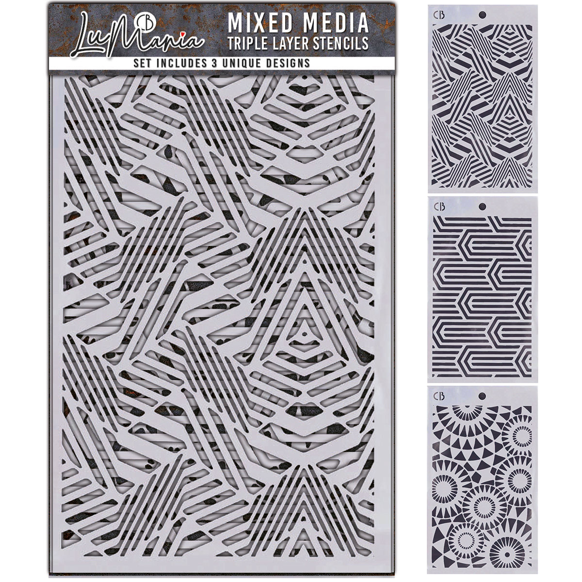 Stencil Mix Triple Layer Set #003 (MD003) - Craftlines B.V.