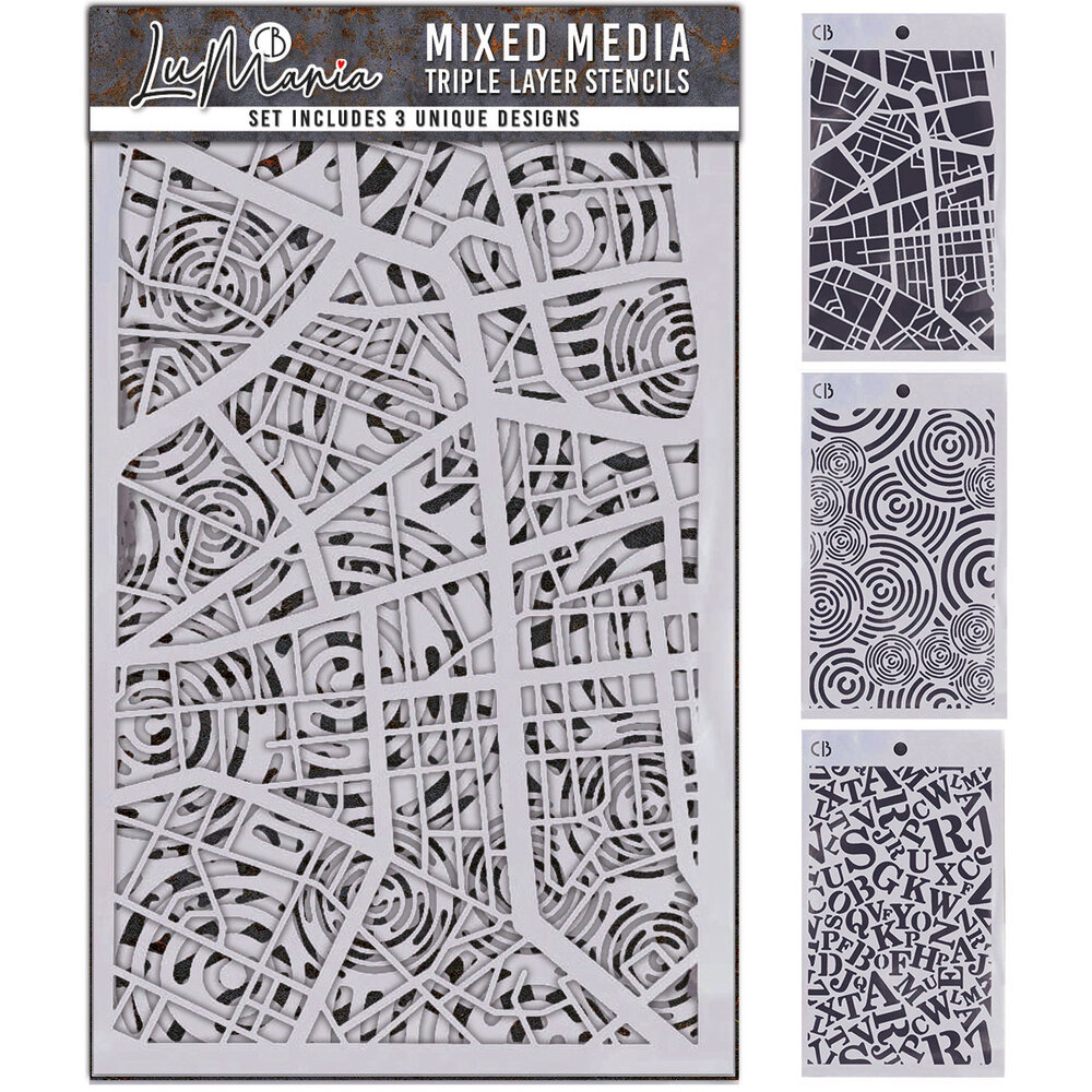 Stencil Mix Triple Layer Set #006 (MD006) - Craftlines B.V.
