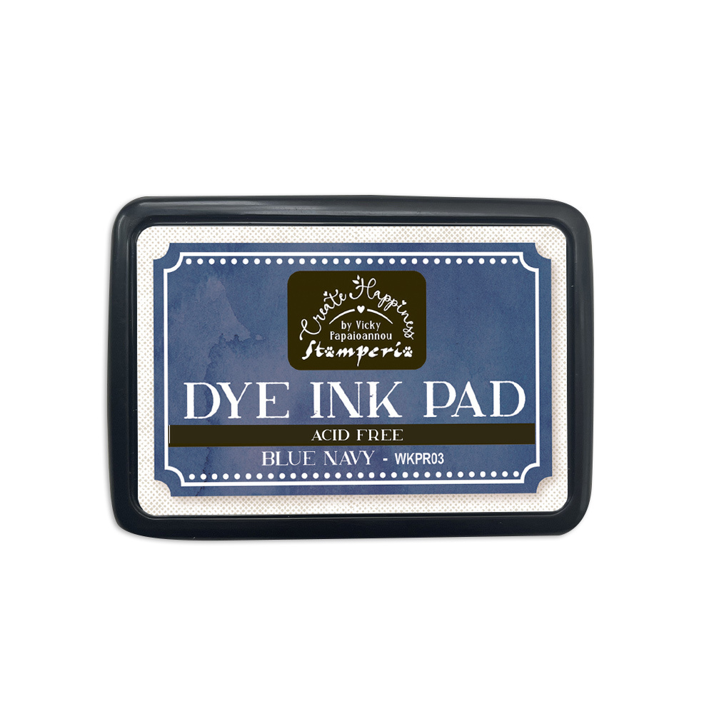 Create Happiness Dye Ink Pad Blue Navy (WKPR03) - Craftlines B.V.