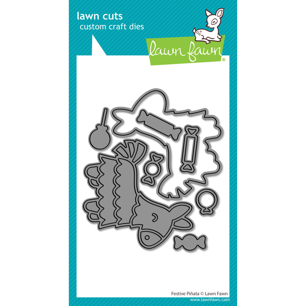 Festive Piñata Lawn Cuts Dies (LF3810) - Craftlines B.V.