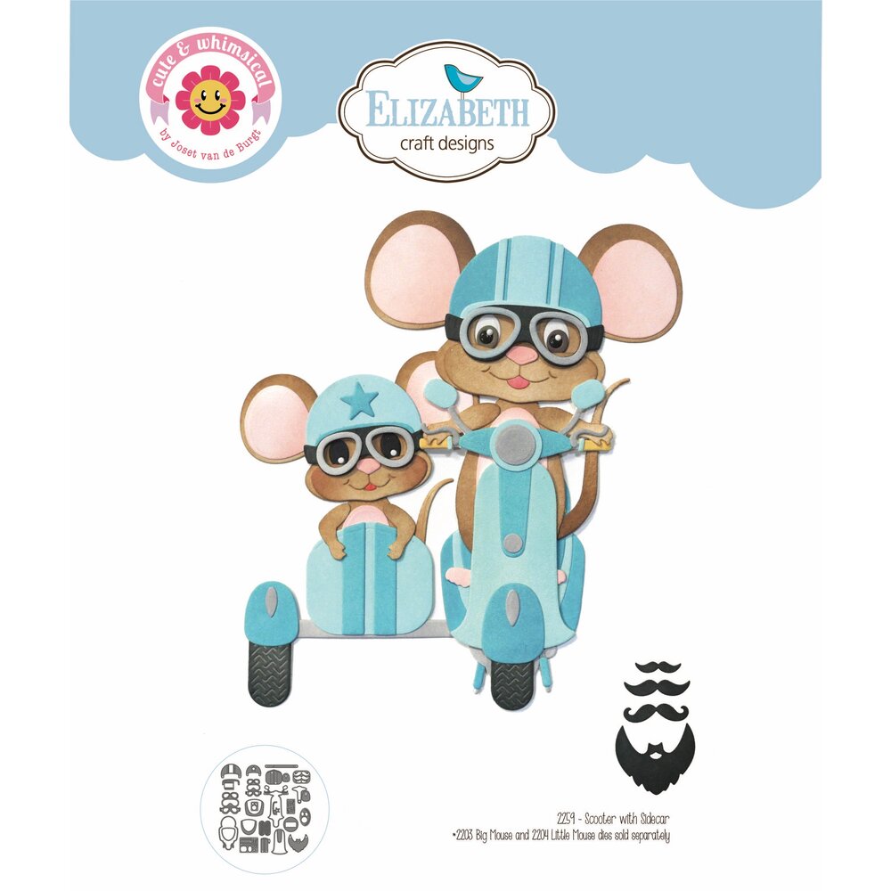 Good Times Die Scooter with Sidecar (2259) - Craftlines B.V.
