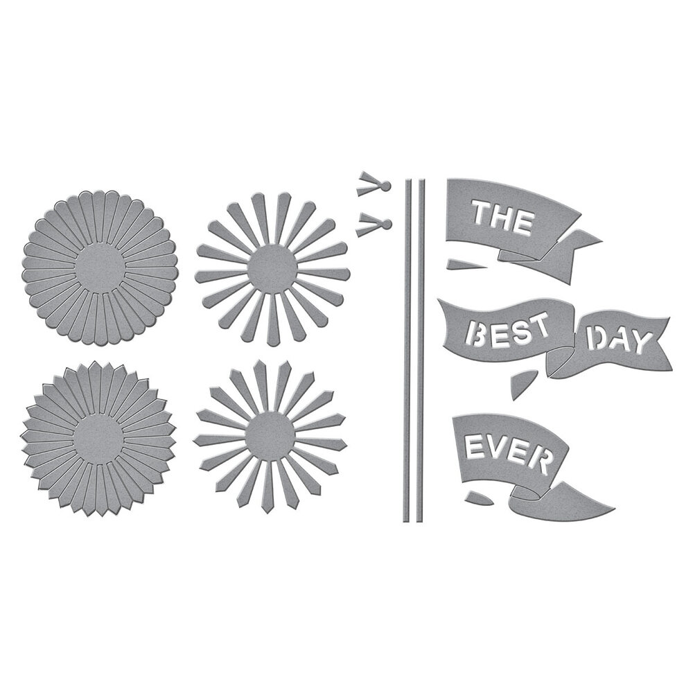 Say Cheese Classic Mouse Etched Dies Flags & Banners (S4-1471 ...