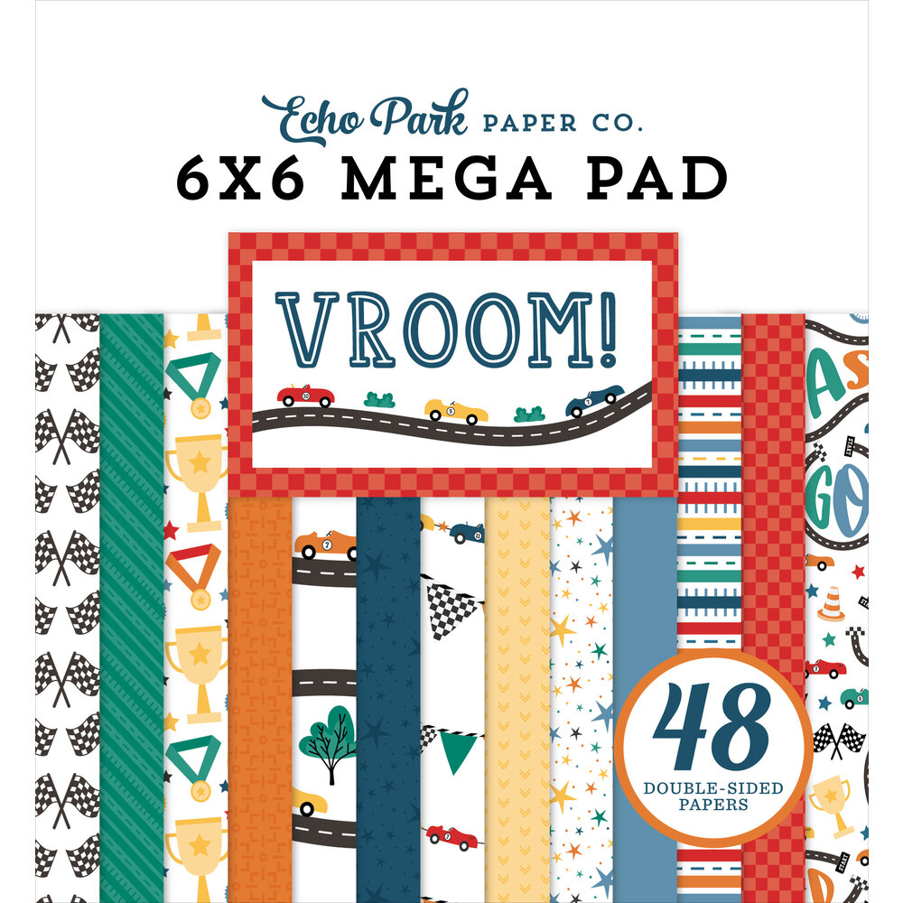 Vroom! 6x6 Inch Cardmakers Mega Pad (VR447031) - Craftlines B.V.