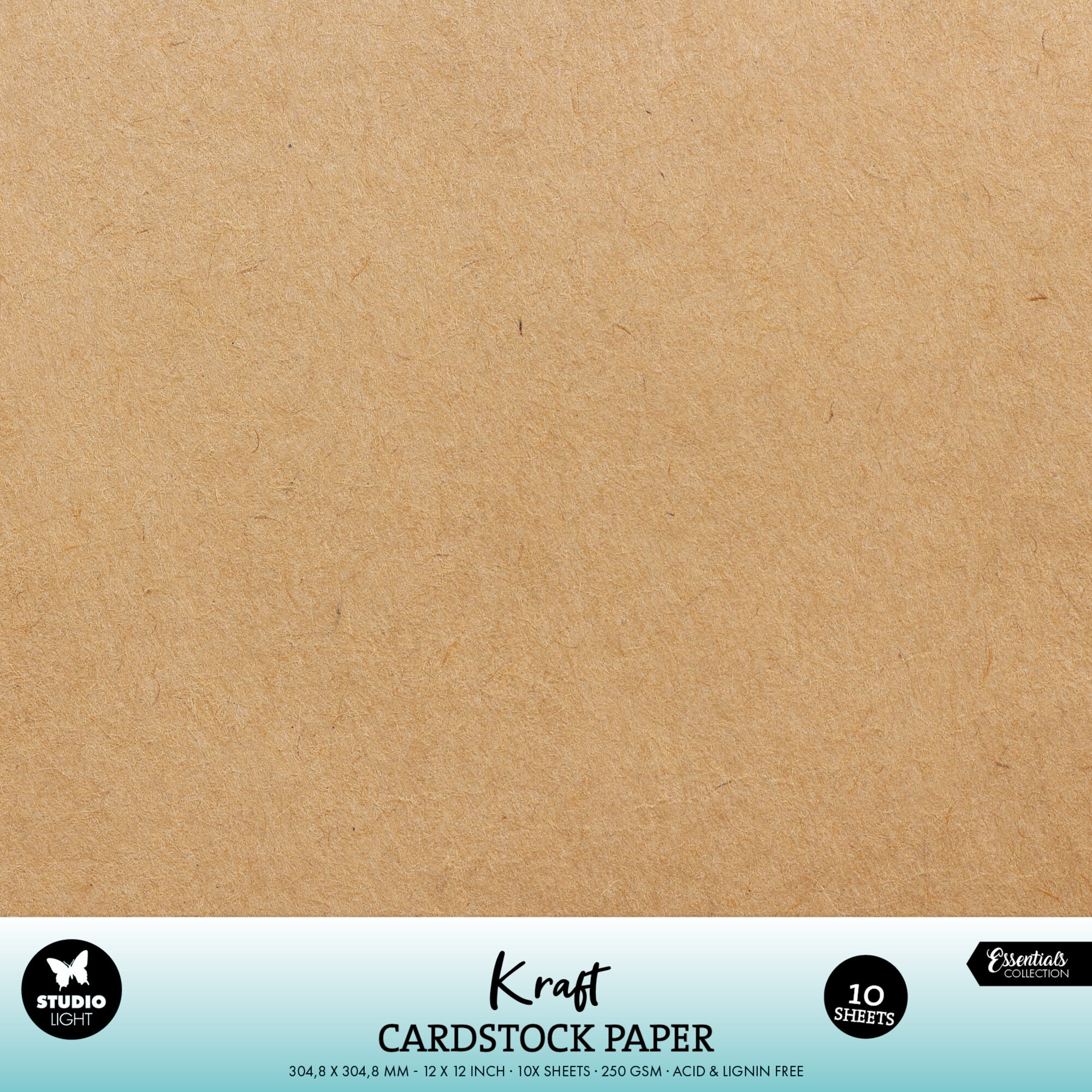 Kraft 12x12 Inch Cardstock Paper (10pcs) (SL-CO-PS49) (BASIC ...