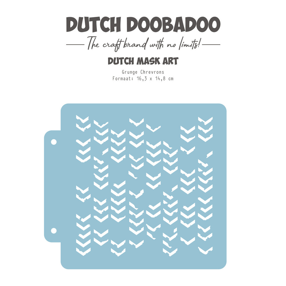 Waves at the Sea Mask Art A5 Grunge Chrevrons (470.715.155 ...