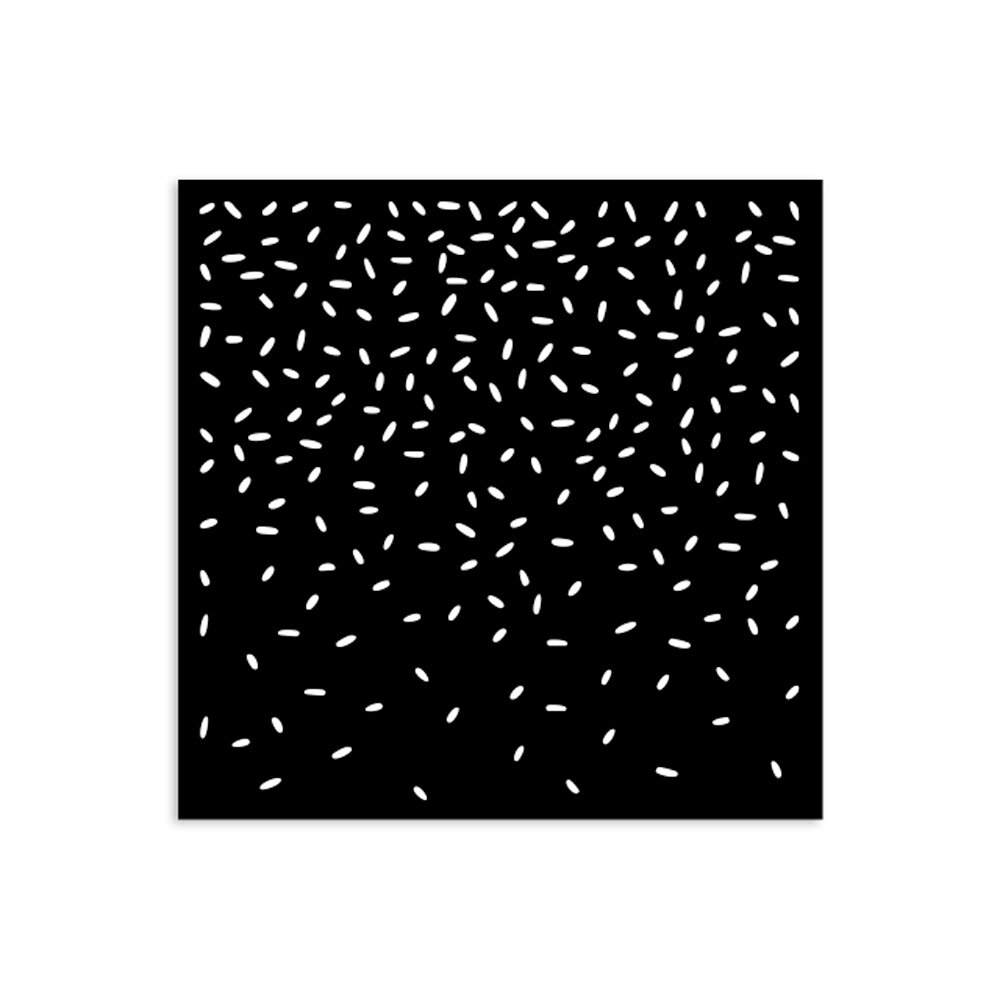Candy Christmas Thick Stencil 12x12cm Drippling with Sugar Sparkling ...
