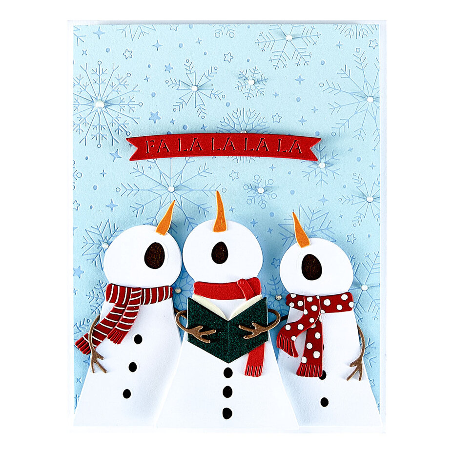 Wonderland Etched Dies The Snow Notes (S4-1461) - Craftlines B.V.