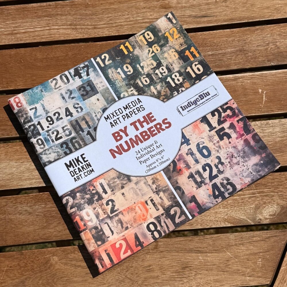 By the Numbers 8x8 Inch Paper Book (IND1410) - Craftlines B.V.