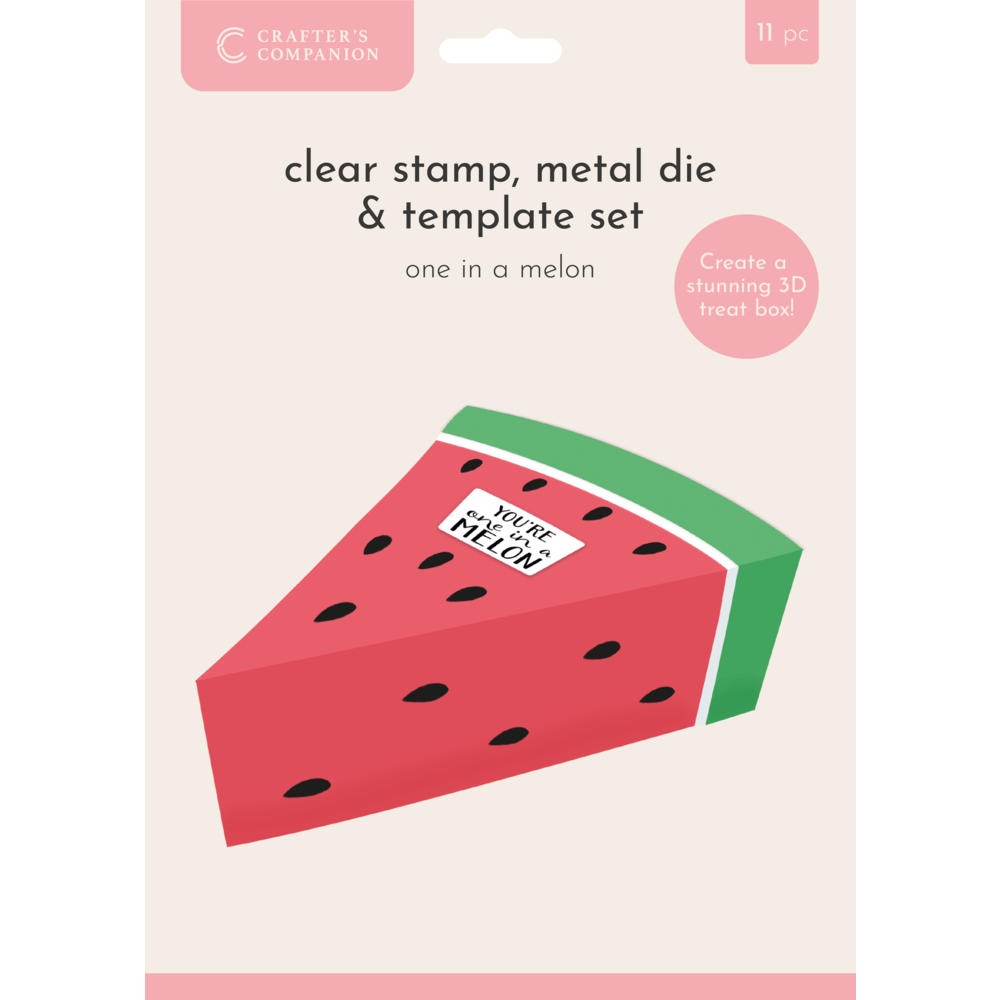 Fruit Treat Boxes Stamp/Die/Template One in a Melon (CC-STD-TEMP-OIAM ...