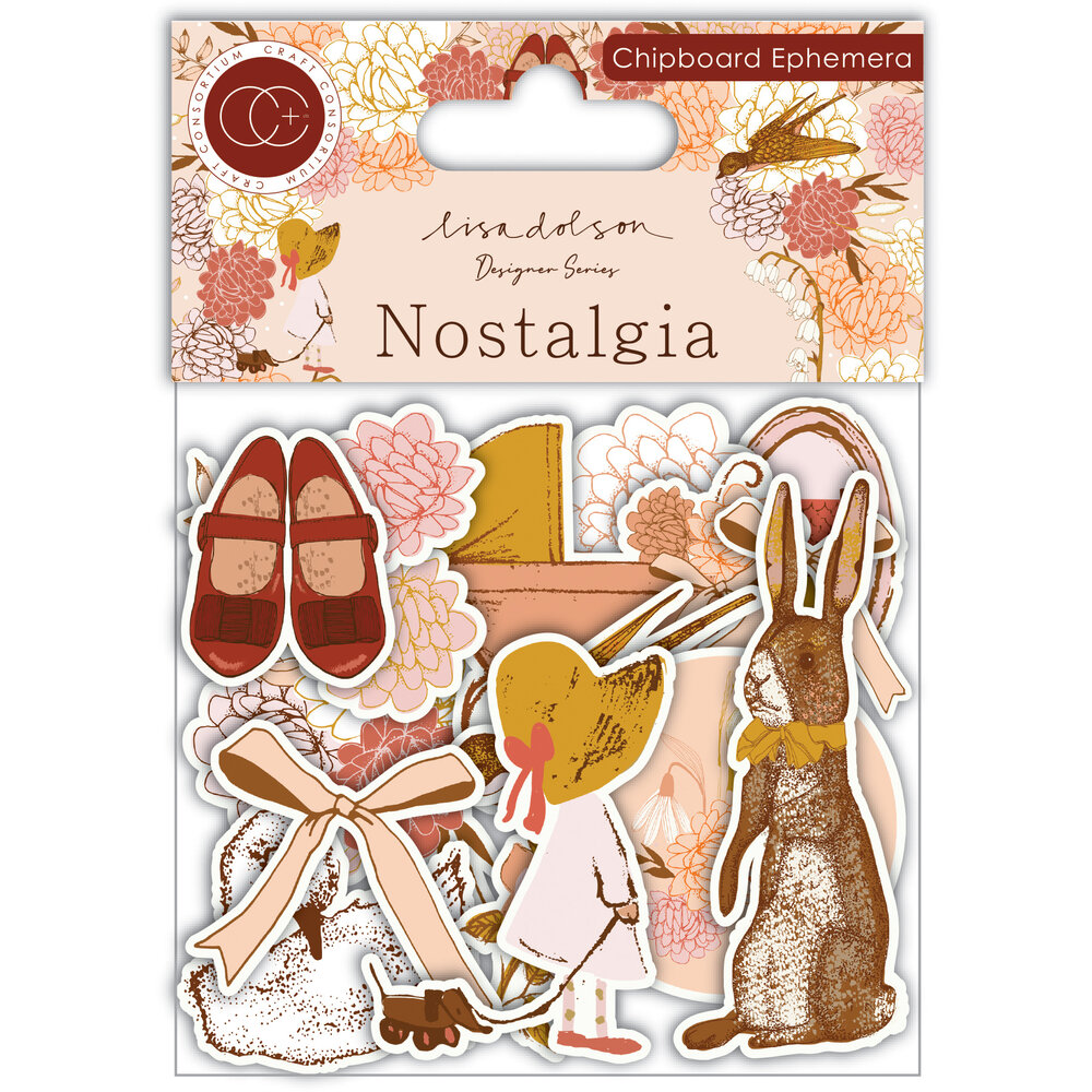Nostalgia Chipboard Ephemera (CCDEPH001) - Craftlines B.V.