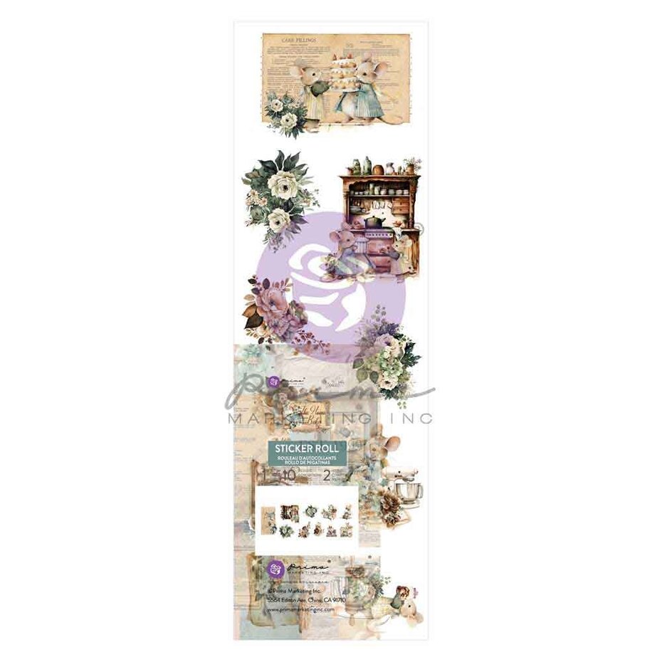 The Home Baker Sticker Roll 2m (672843) - Craftlines B.V.