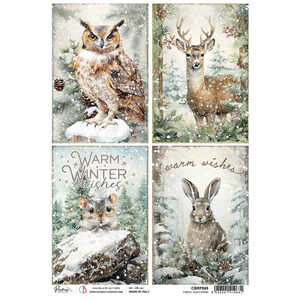 Forest Tales A4 Rice Paper Forest Tales Cards (5pcs) (CBRP565 ...