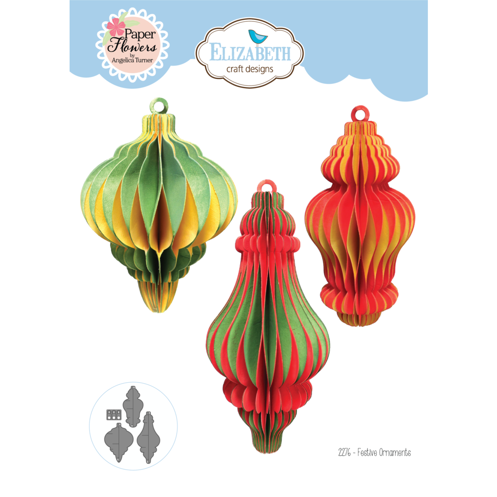 Festive Holly Die Festive Ornaments (2276) - Craftlines B.V.