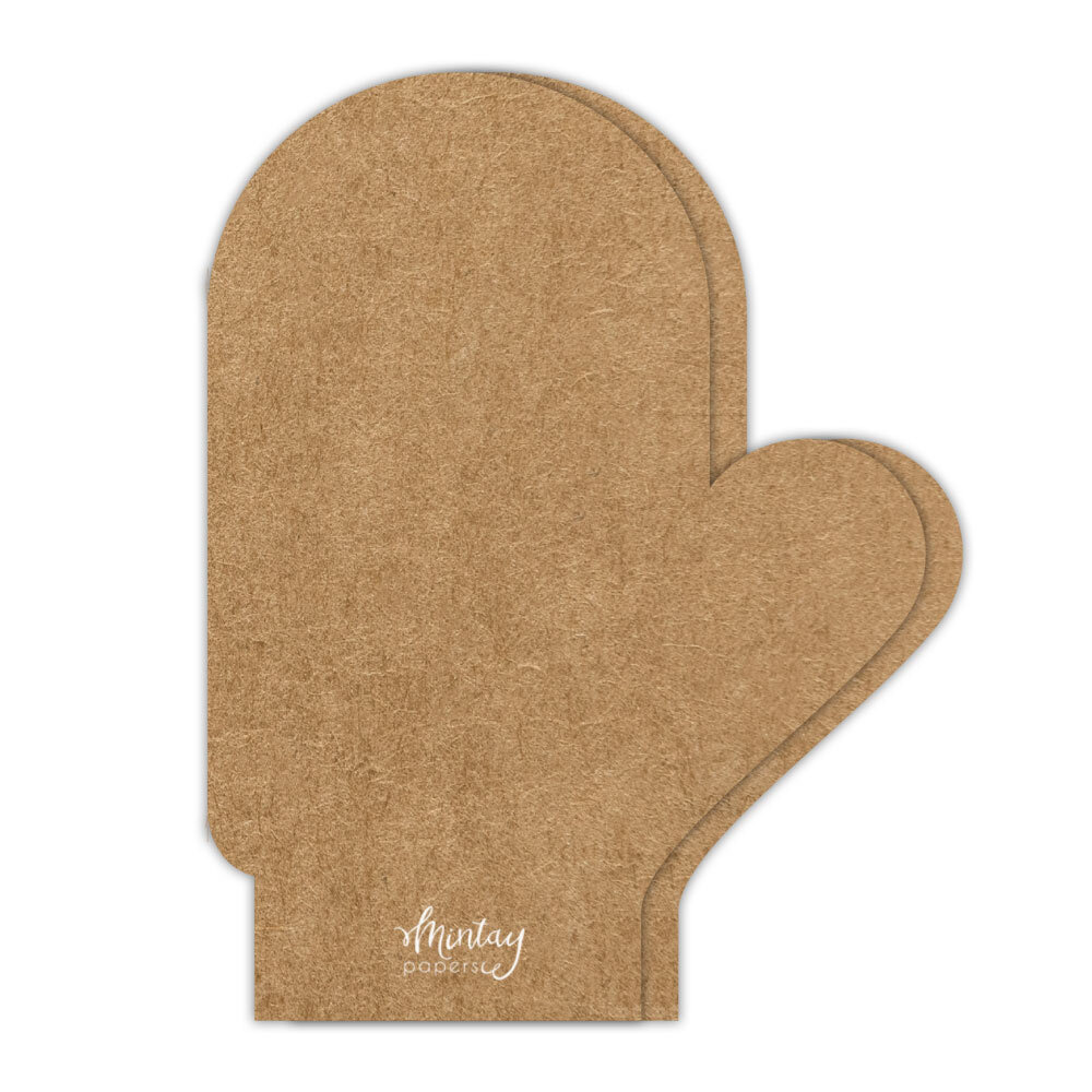Basic Glove Card Base Kraft (5pcs) (MT-BASIC-C46) - Craftlines B.V.