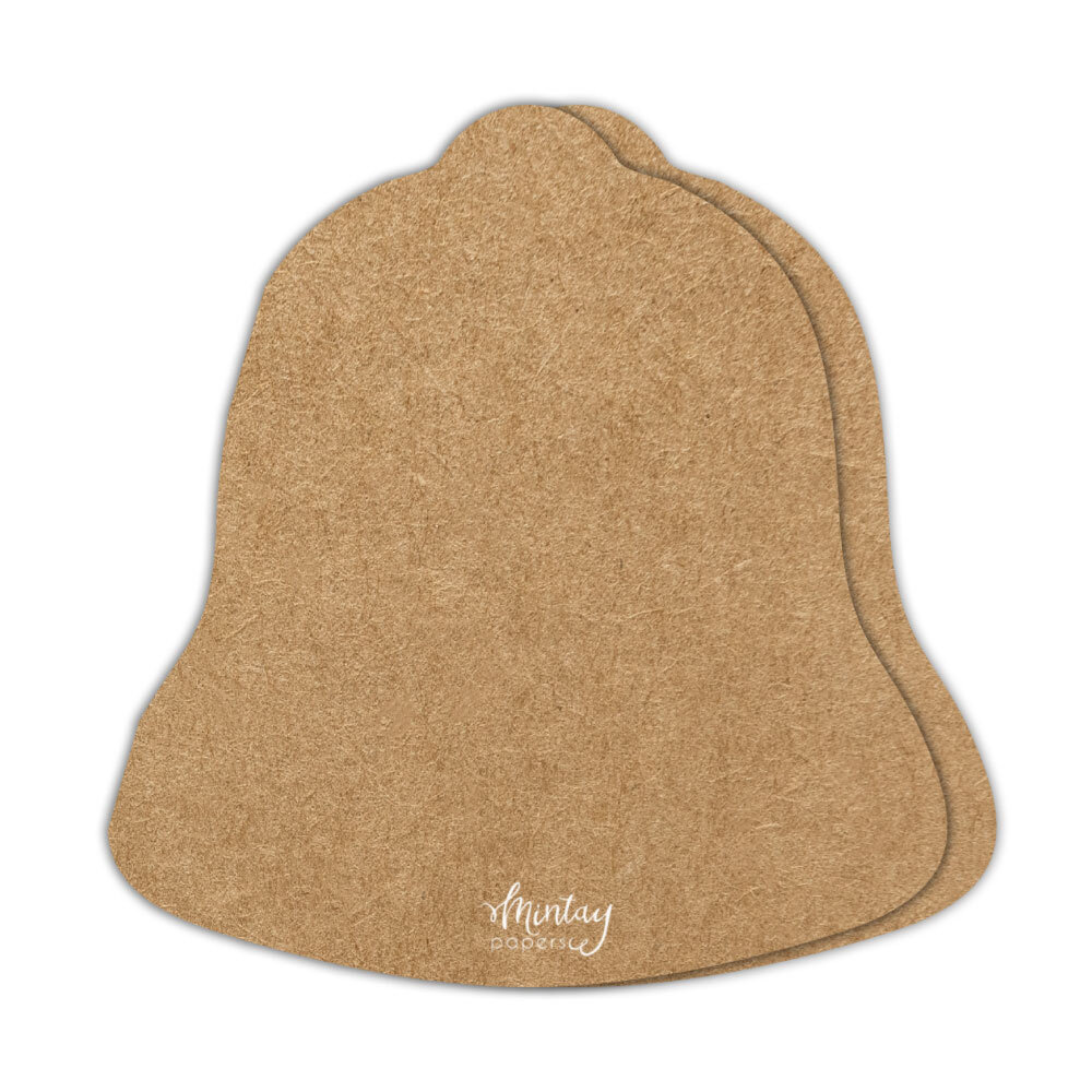 Basic Bell Card Base Kraft (5pcs) (MT-BASIC-C54) - Craftlines B.V.