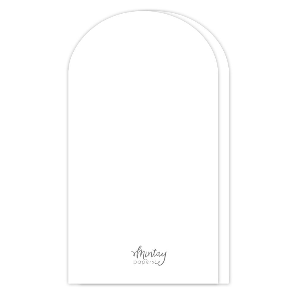 Basic Arch Card Base White (5pcs) (MT-BASIC-C51) - Craftlines B.V.