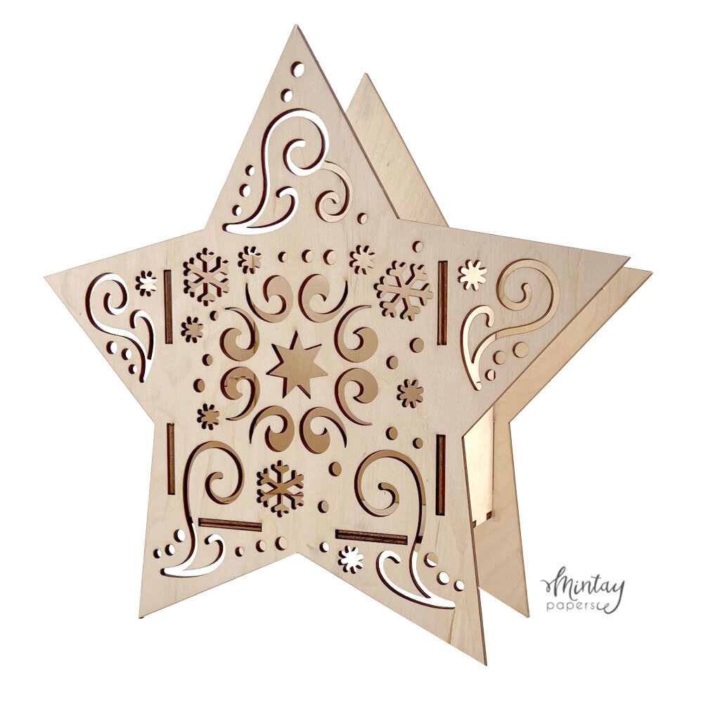 Woodies Decor Star Box (MT-WD3-21) - Craftlines B.V.