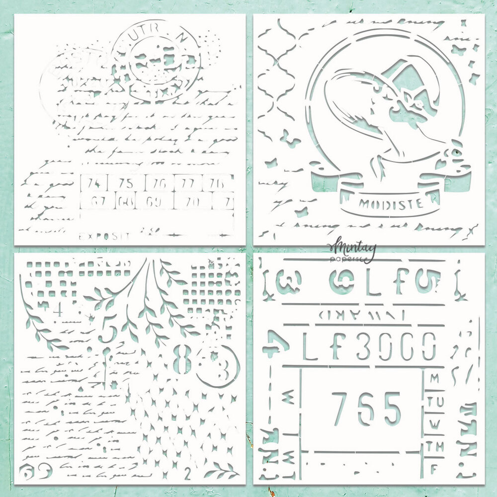 Chippies Decor 12x12 Inch Patterns 3 (MT-CHIP2-D106) - Craftlines B.V.