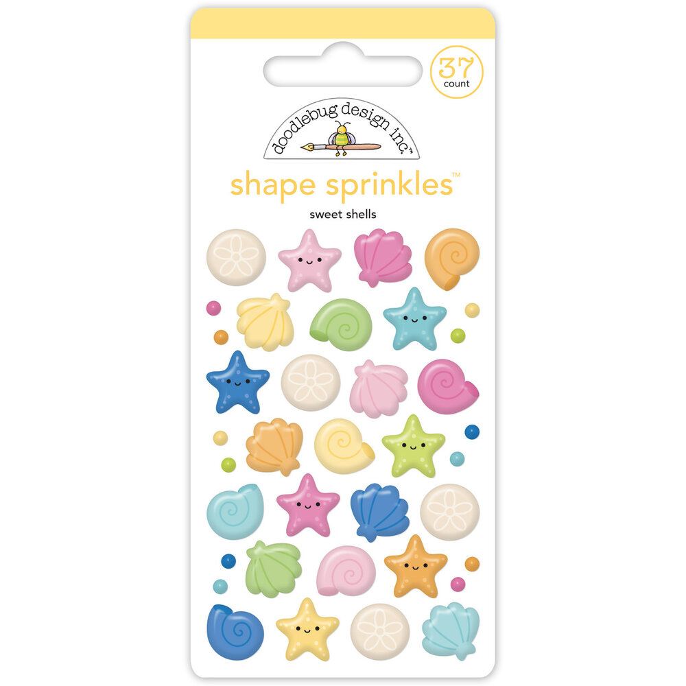 Summer Fun Sweet Shells Shape Sprinkles (8893) - Craftlines B.V.