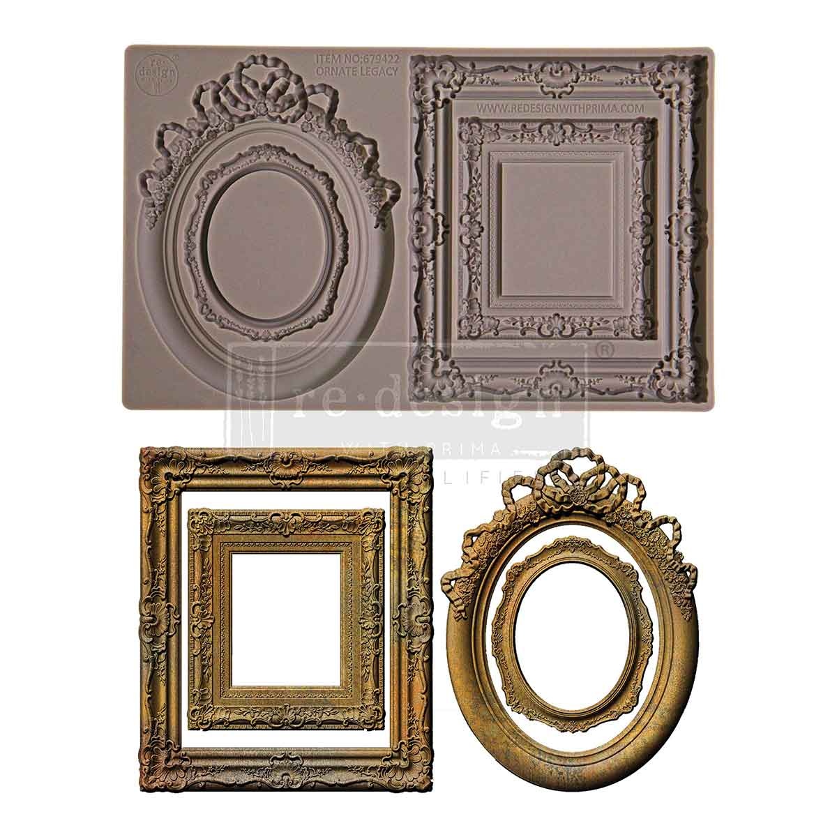 Ornate Legacy 5x8 Inch Decor Moulds (679422) - Craftlines B.V.