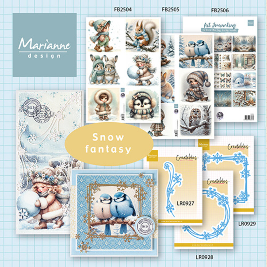 Art Journaling & Card Making Backgrounds by Fairybells Winter Set ...
