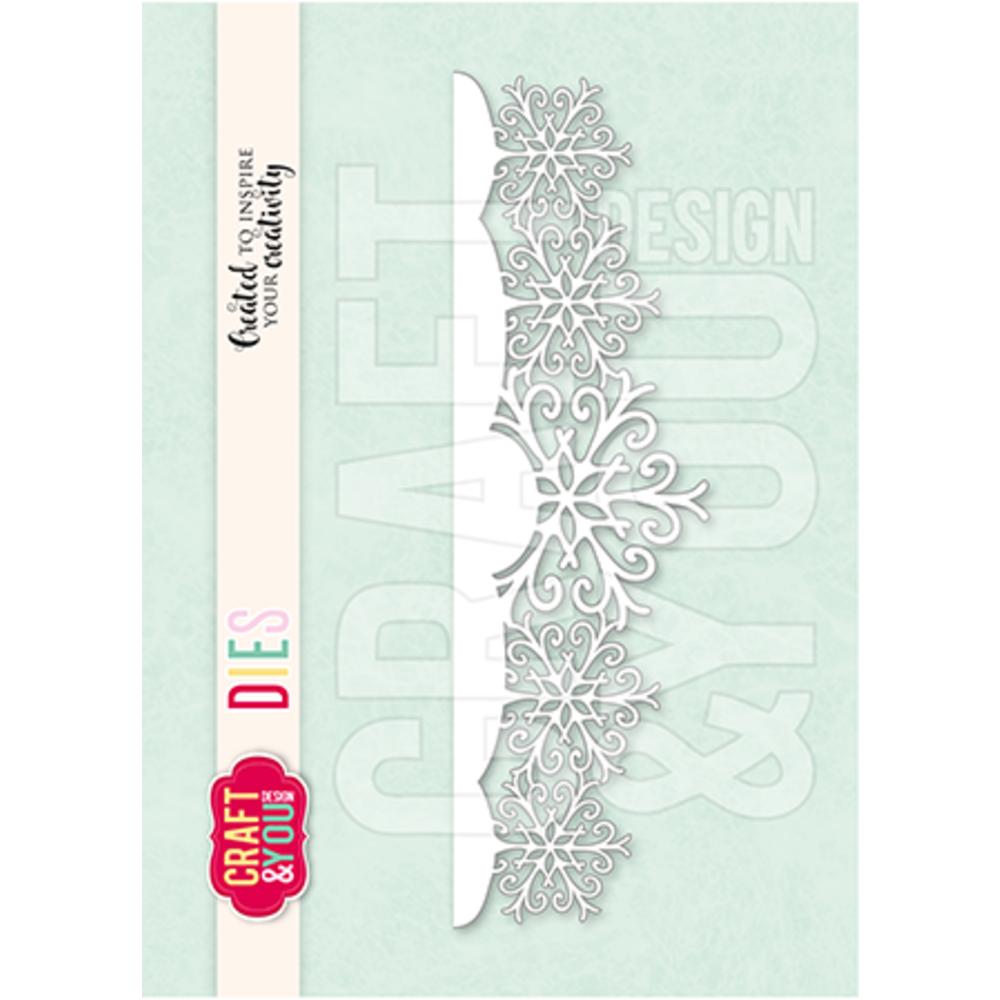 Snowflakes Border Dies (CW375) - Craftlines B.V.