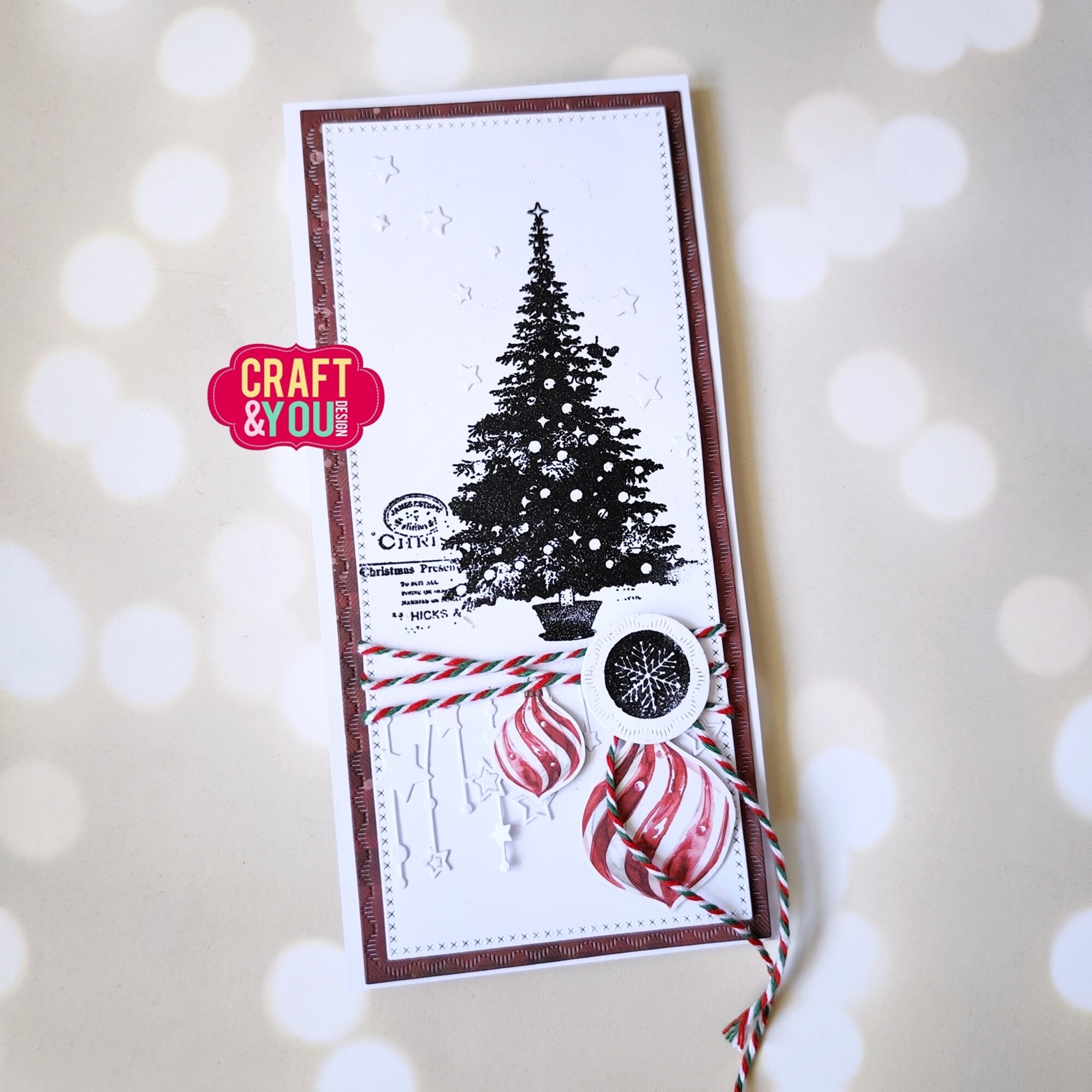 Christmas Tree Stamps (CS053) - Craftlines B.V.