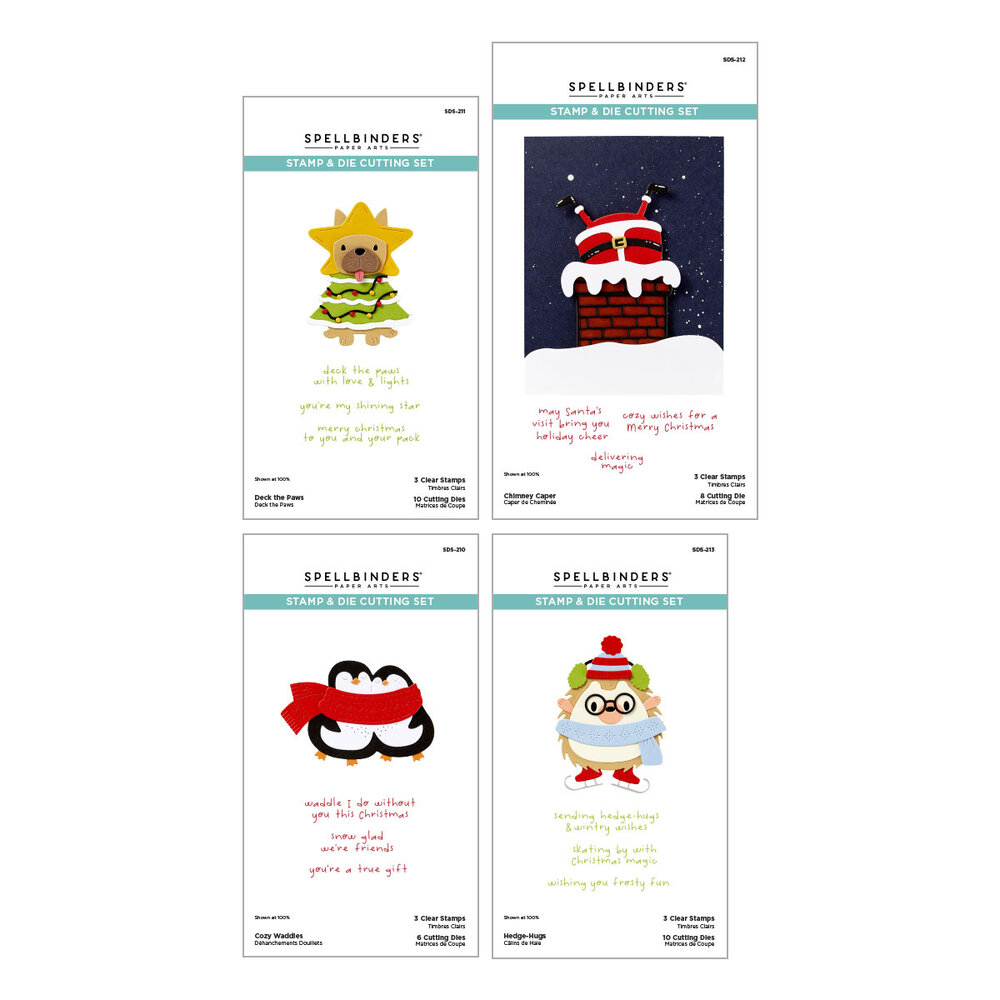 Merry Mischief Stamp & Die Bundle (BD-1015) - Craftlines B.V.