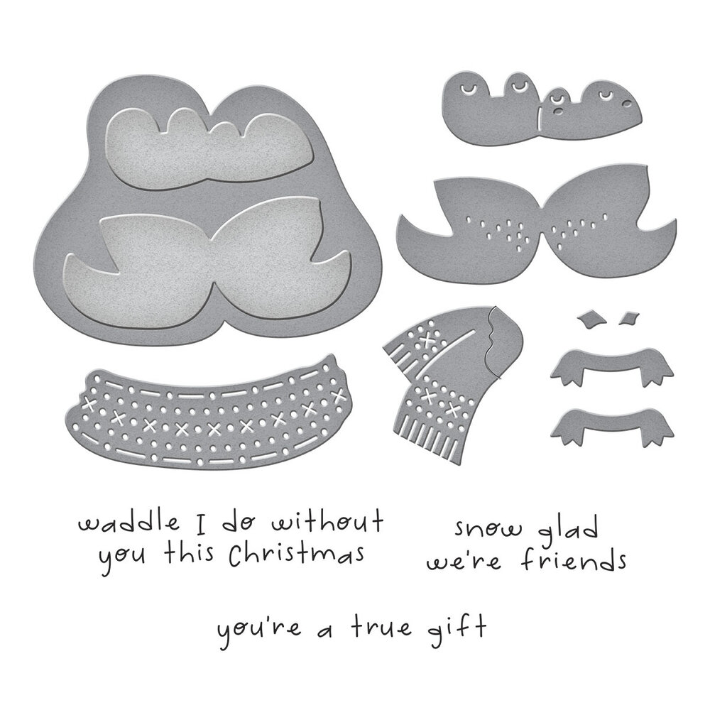 Merry Mischief Clear Stamp & Die Set Cozy Waddles (SDS-210 ...