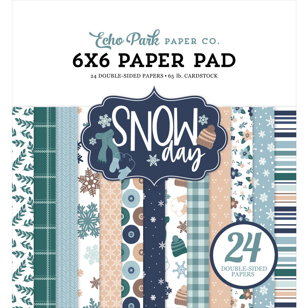 Snow Day 6x6 Inch Paper Pad (SD469023) - Craftlines B.V.