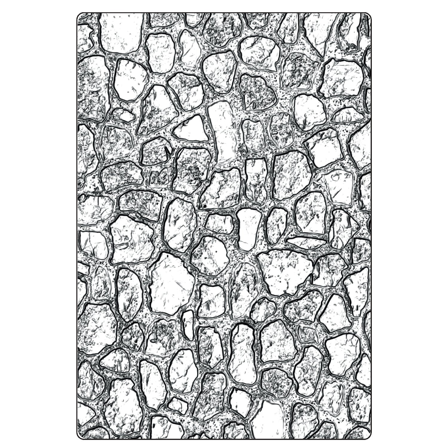 3D Texture Fades by Tim Holtz A5 Cobblestone (666959) - Craftlines B.V.
