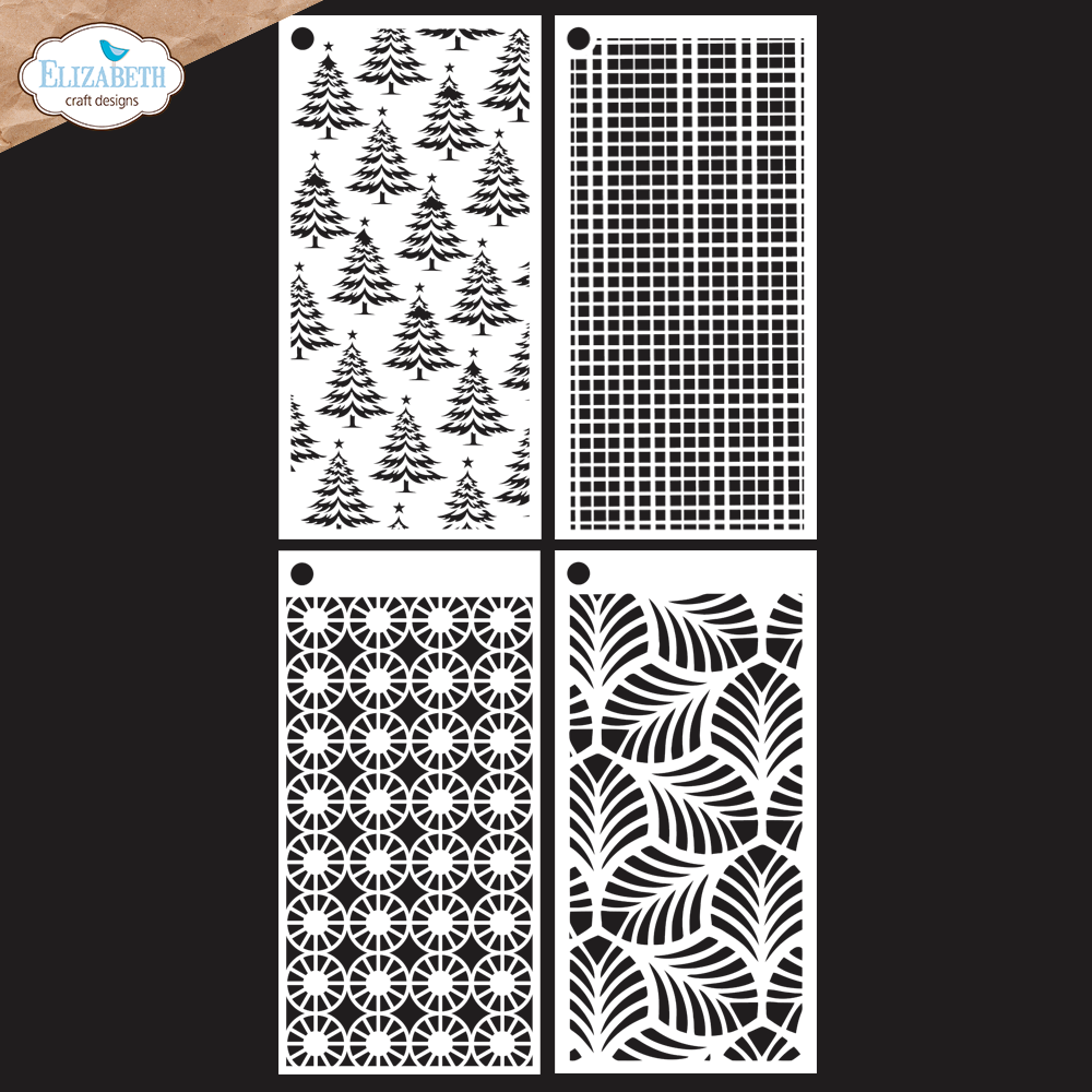 Golden Season Stencil Journal Stencils 9 (S058) - Craftlines B.V.