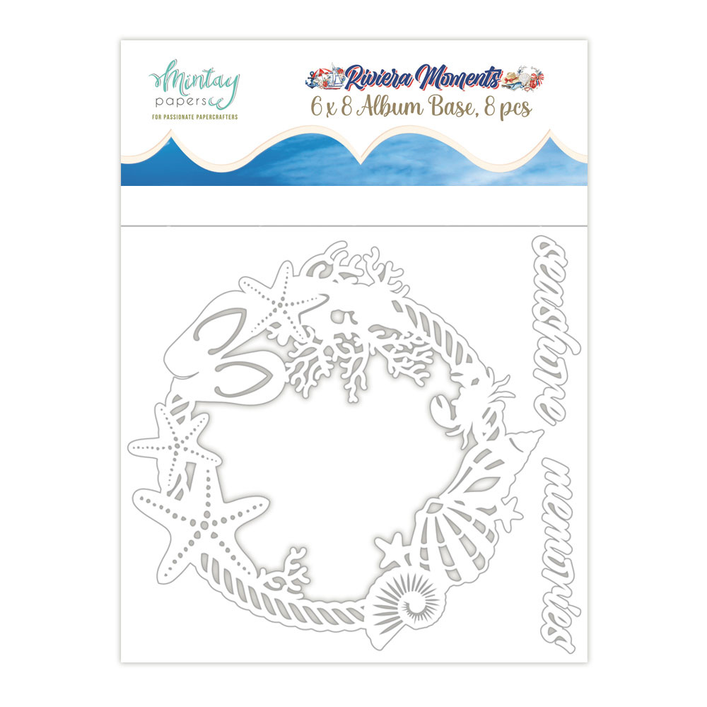 Riviera Moments 6x8 Inch Chipboard Album Base (MT-RIV-10) - Craftlines B.V.