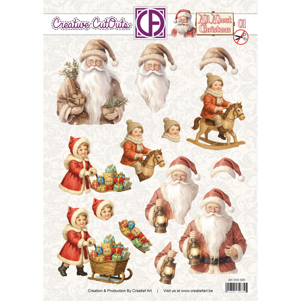 All About Christmas 01 Creative CutOuts (CCO-025) - Craftlines B.V.