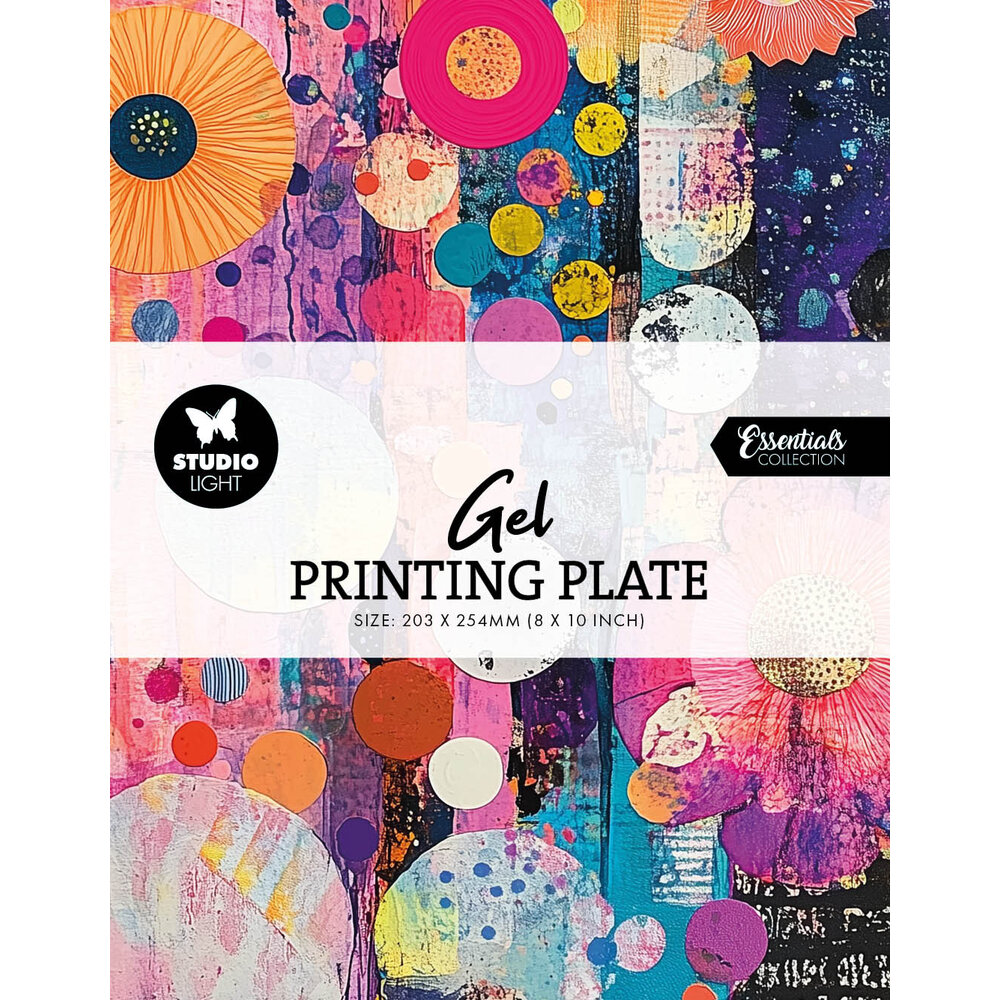 Gel Printing Plate 8x10 Inch (SL-TO-GPP02) - Craftlines B.V.